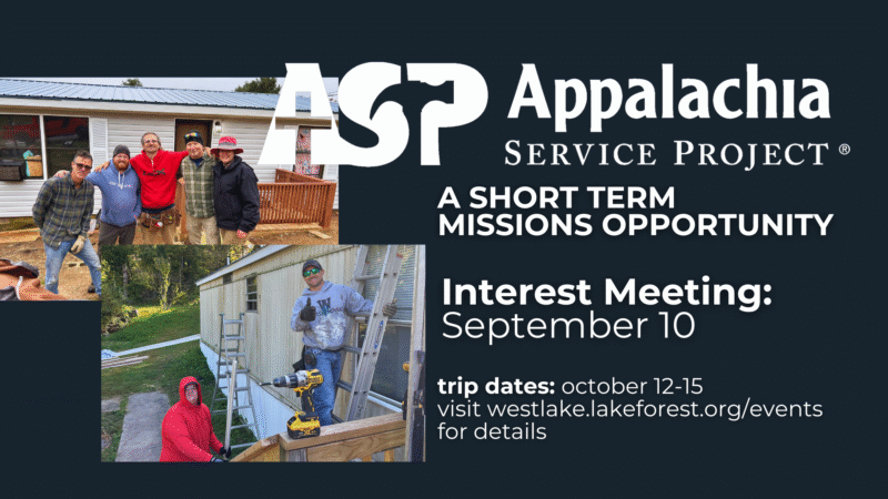 Appalachia Service Project – Missio Dei